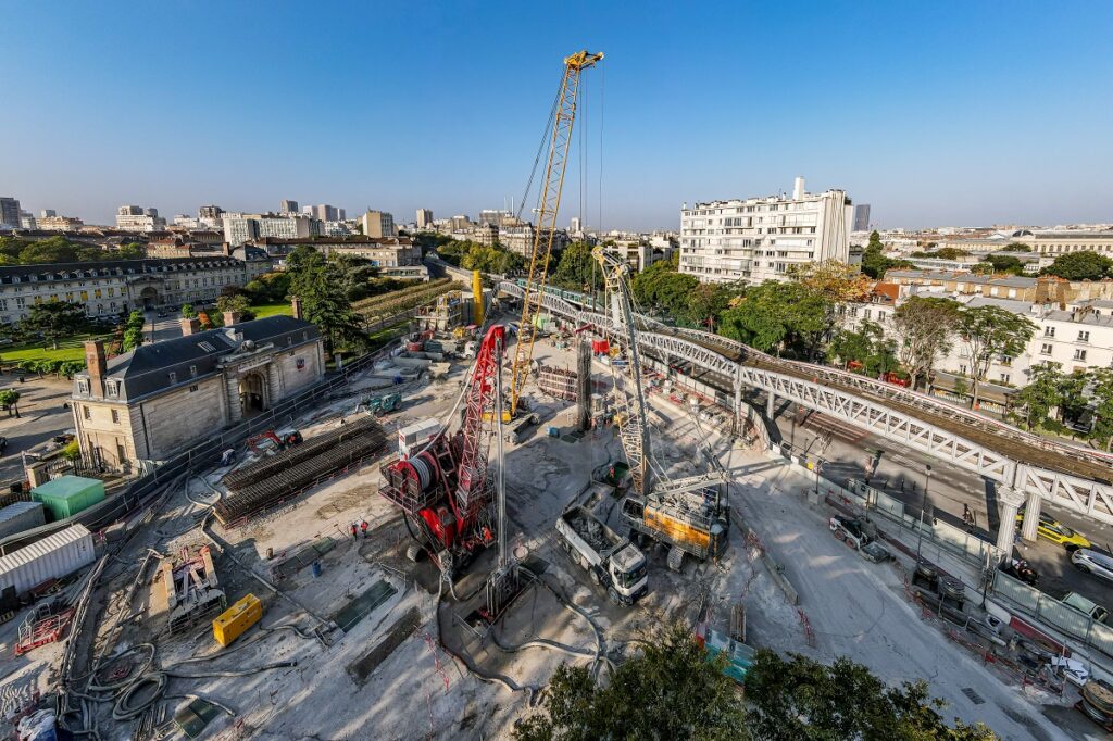 Bassin Austerlitz à Paris, un ouvrage de 50 m de diamètre