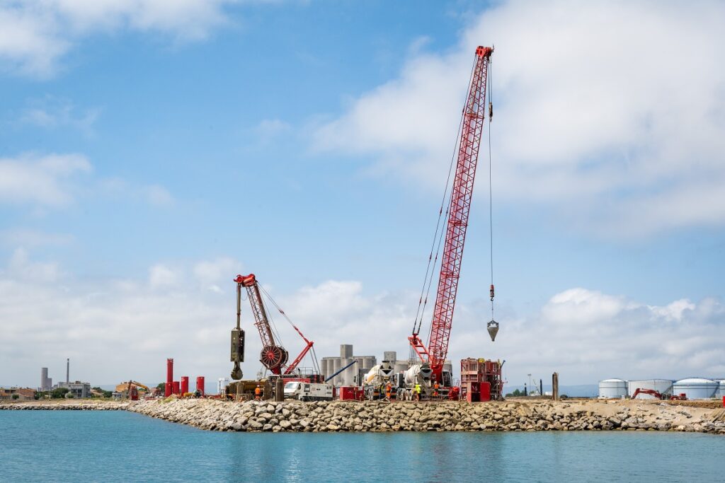 Un quai éolien en parois moulées à Port-la-Nouvelle