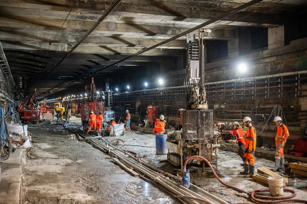 Jet grouting - déstructuration avec un jet haute pression
